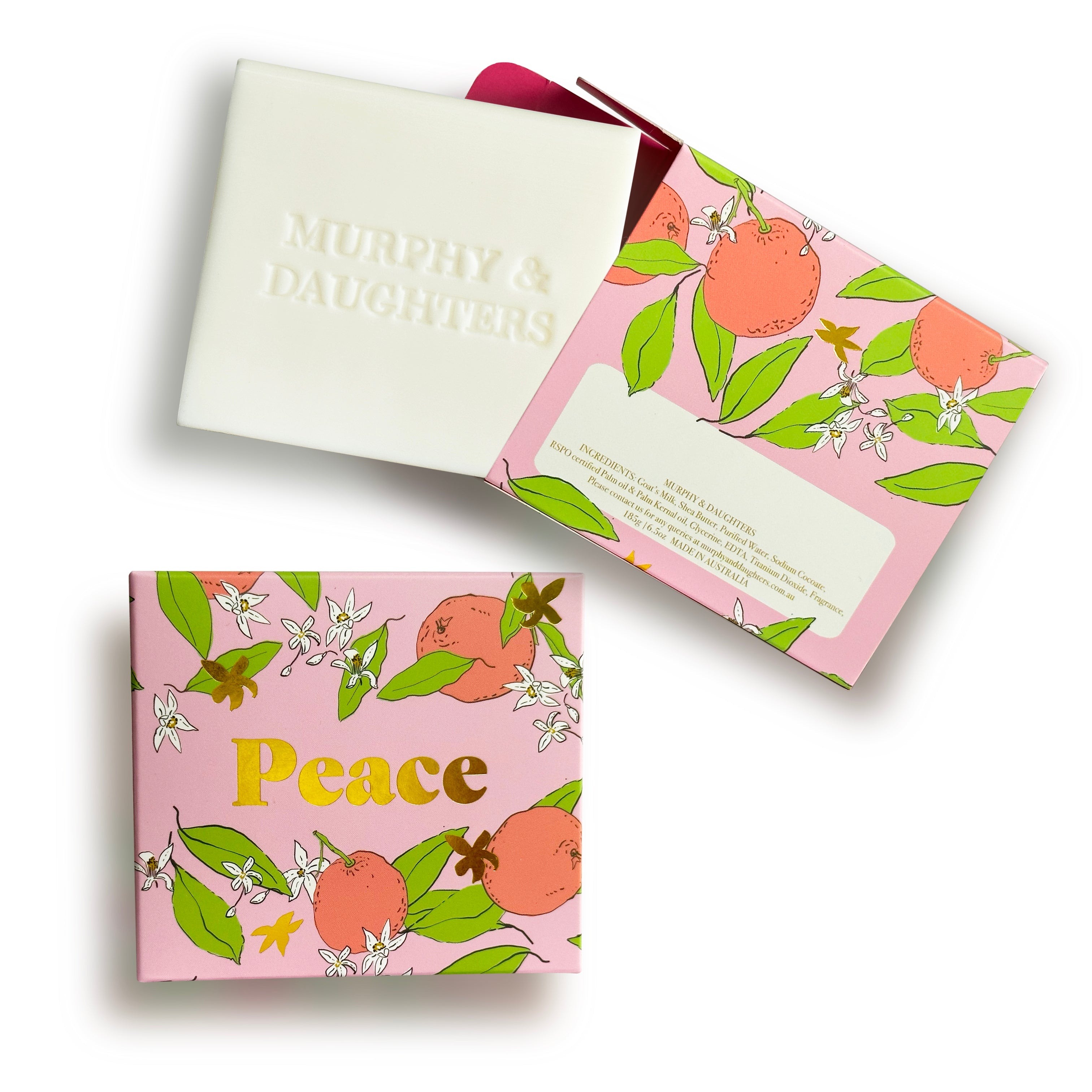 Message on a Soap - PEACE (Violet) – Murphy & Daughters