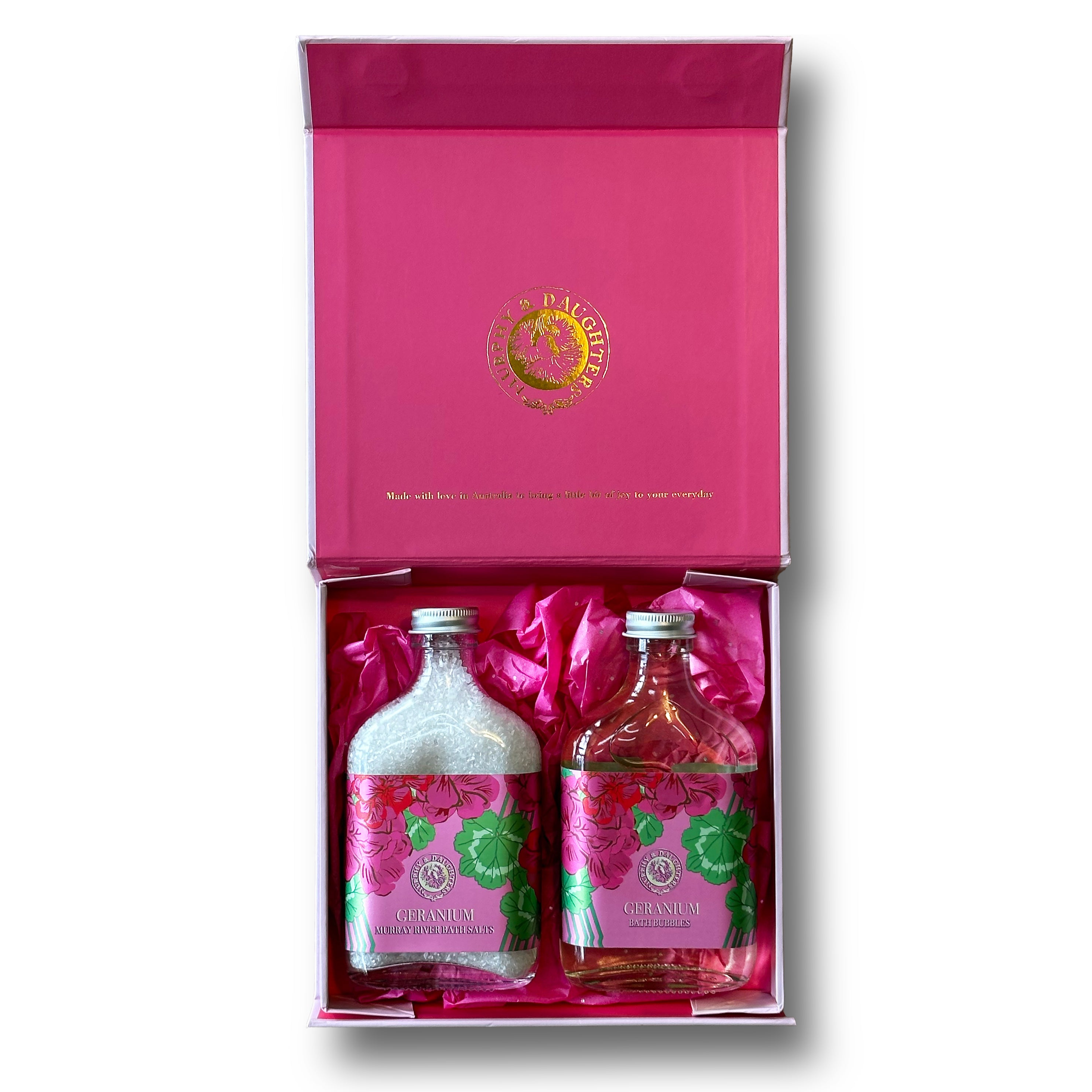 Box of Bath Treats- Geranium – Murphy & Daughters