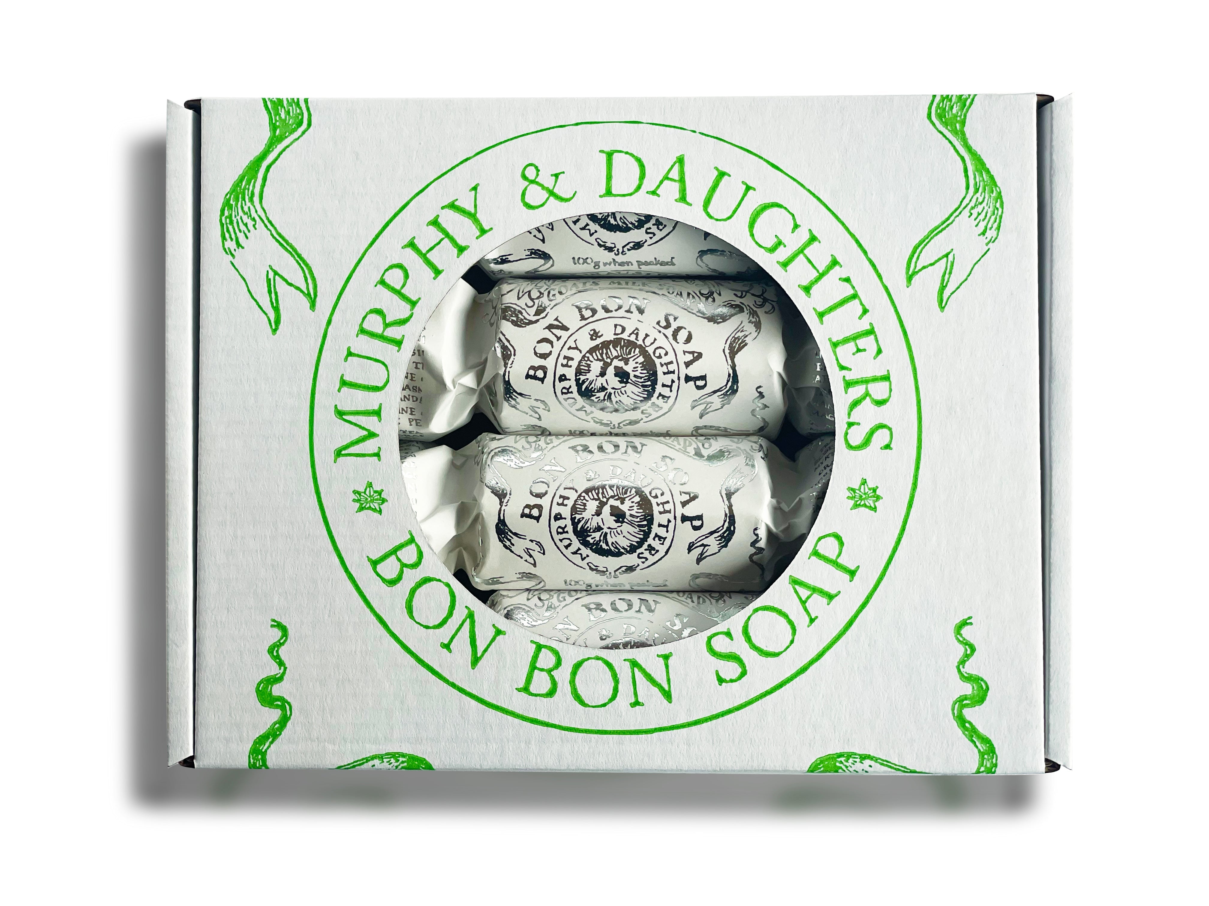 Gift Set of Four Bon Bon Soaps - Four silver wrappers – Murphy & Daughters